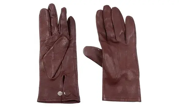 English brown leather gloves